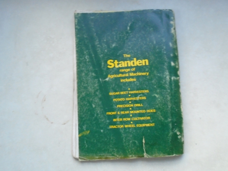 Standen Rapide Tanker Mk3 Harvester Handbook | Machinery Literature ...