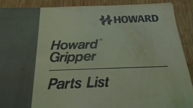 Howard Rotavator Gripper Parts List | Machinery Literature | Westlake ...